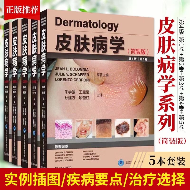 皮肤病学第4版简装第四版风湿性疾病遗传性皮肤代谢性及系统性疾病美容皮肤外科风湿免疫遗传药物物理治疗