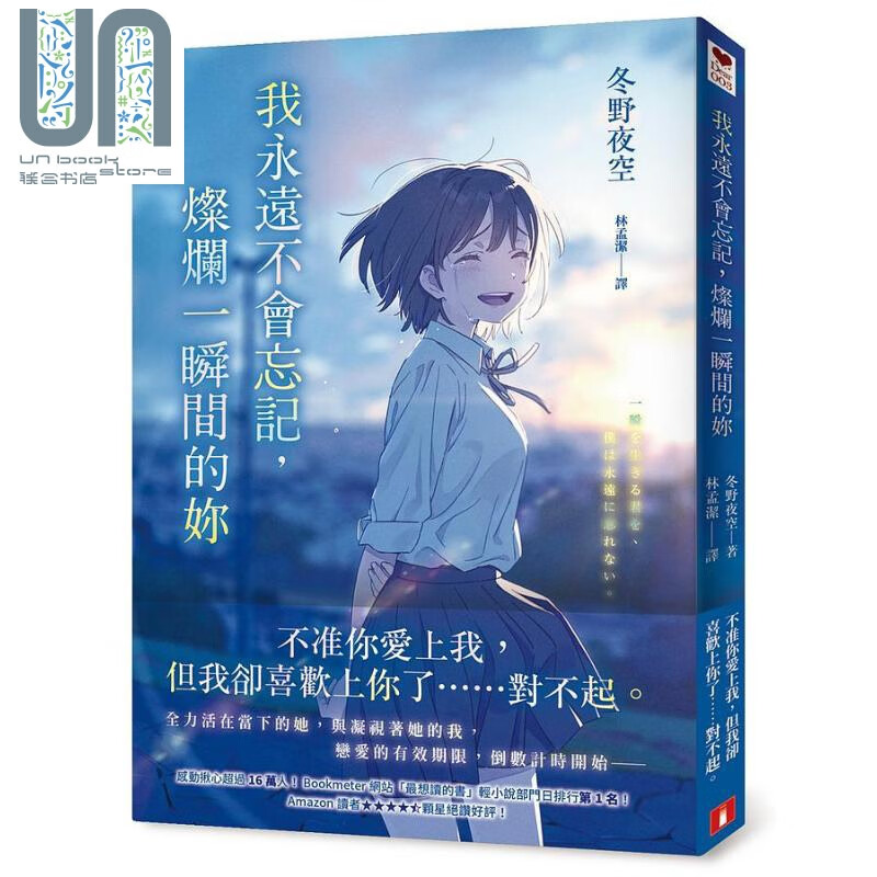 我永远不会忘记 灿烂一瞬间的你 港台原版 冬野夜空 皇冠