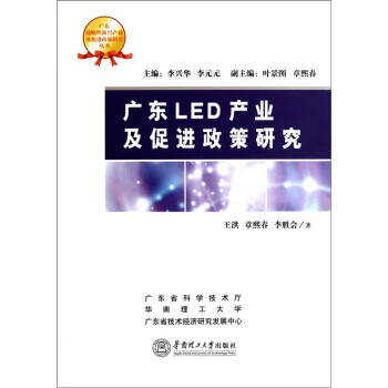 广东LED产业及促进政策研究 王洪等【书】