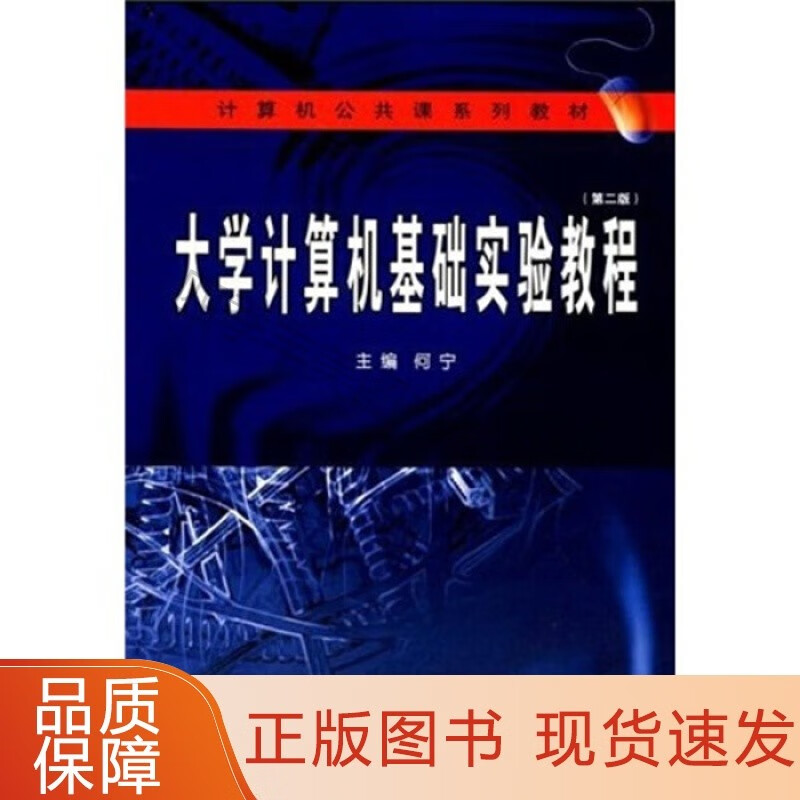 大学计算机基础实验教程（第二版）9787307065482何宁主编