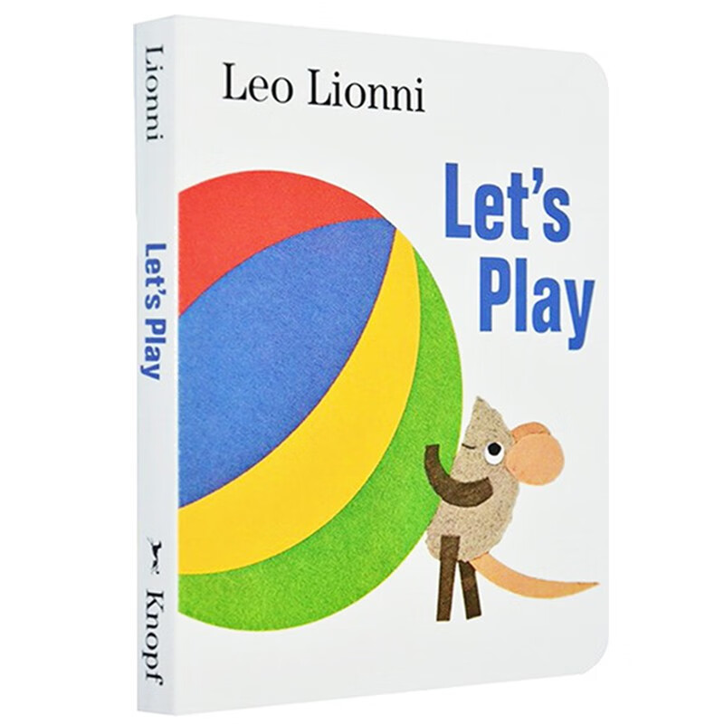 英文原版 Let's Play 我们一起玩吧 Leo Lionni 低幼认知纸板书 低幼认知启蒙绘本图画书 凯迪克奖作者 里欧.里奥尼 英文原版绘本