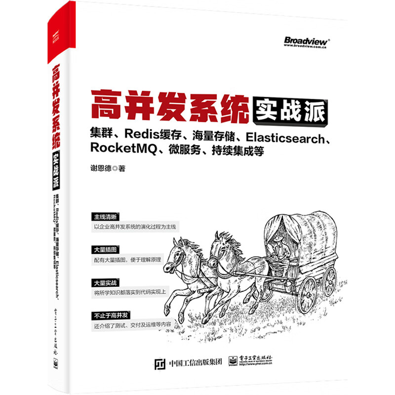 全新现货 高并发系统实战派 集群、Redis缓存、海量存储、Elasticsearch、Rocket
