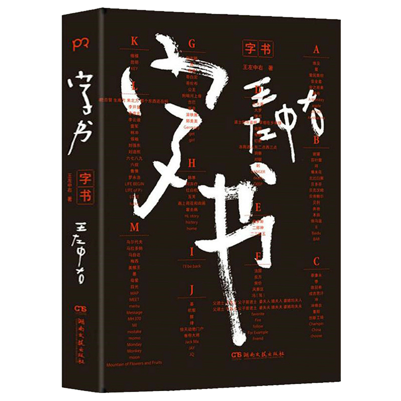 【包邮】王左中右作品 字书 定价49