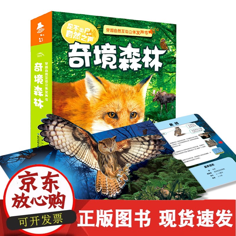C 穿越自然互动立体发声书：奇境森林 穿越自然互动立体发声书：奇境森林