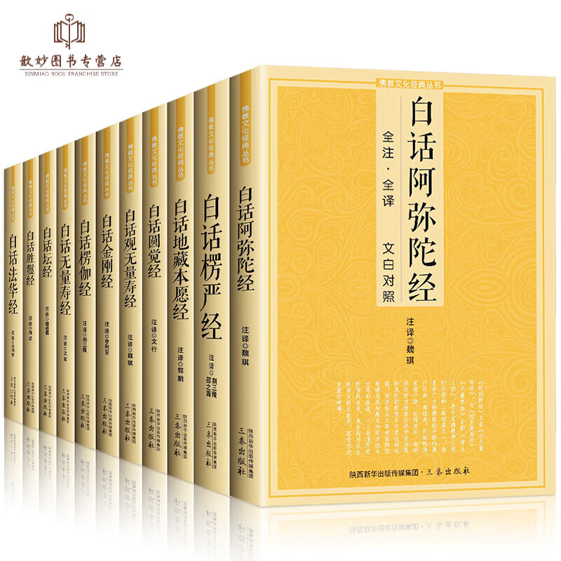 佛经文化经典全套文注释文白对照白话法华经楞伽经楞严经坛经圆觉经观无量寿经金刚经地藏本愿经十三经系列佛