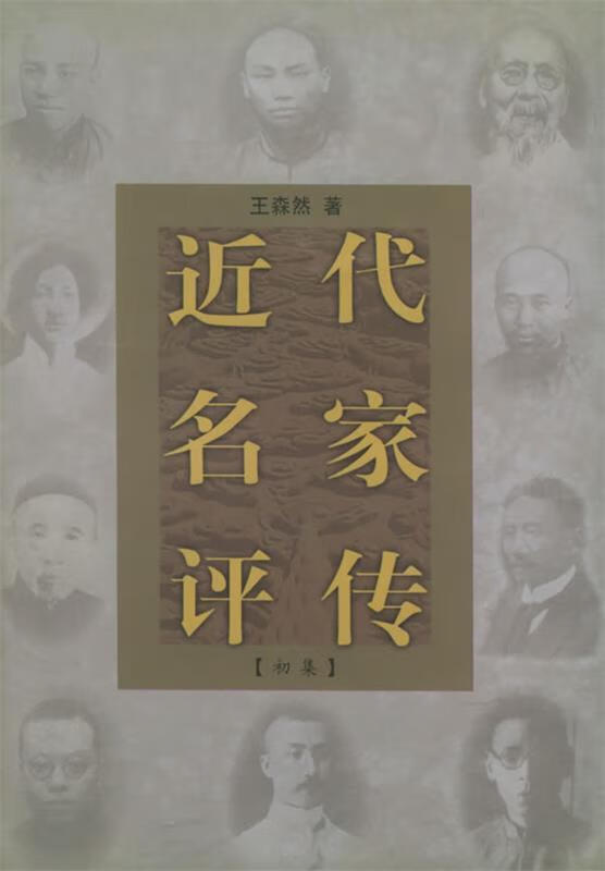 近代名家评传 王森然 著