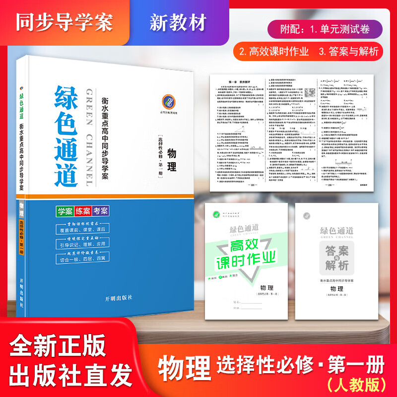 绿色通道 高中同步导学案【高二上】物理人教版 选择性必修1册 印次2023版