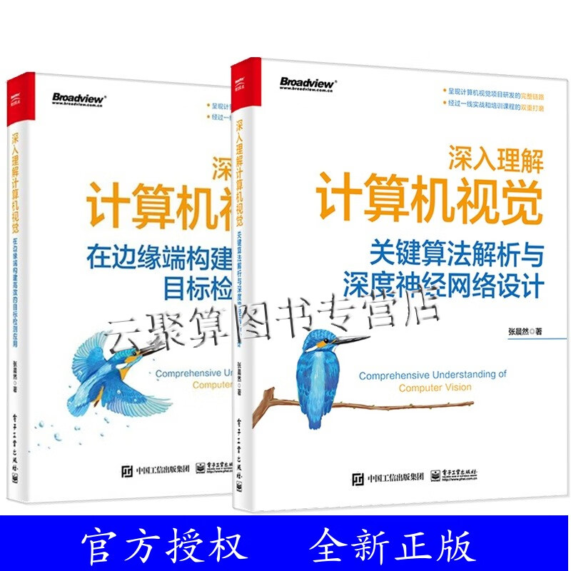 2册 深入理解计算机视觉 在边缘端构建高效的目标检测应用+关键算法解析与深度神经网络设计 自动驾驶行人和车辆识别Python编程书