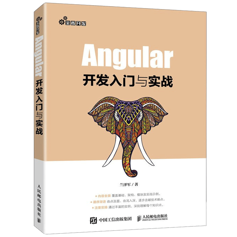 Angular开发入门与实战 angularjs入门教程书籍 Angular框架开发