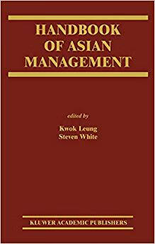 Handbook of Asian Management