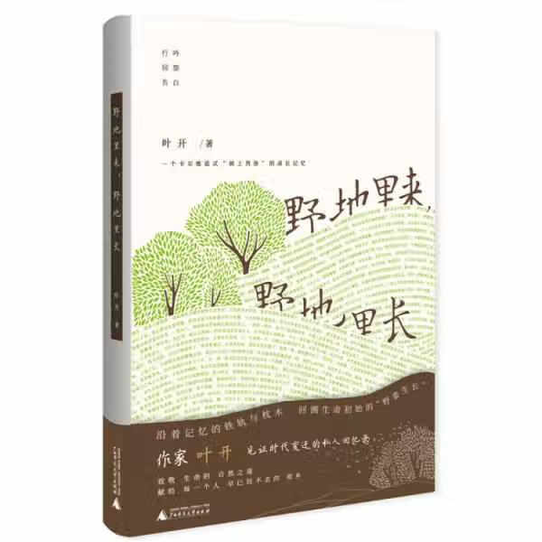 野地里来，野地里长一个卡维尔诺式“树上男孩”的成长记忆 叶开 广西师范大学出版社 978755981