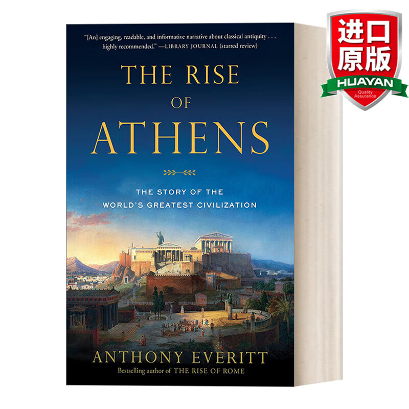 The Rise of Athens 英文原版 雅典的胜利 文明的奠基 历史 Anthony Everitt 英文版 进口英语原版书籍
