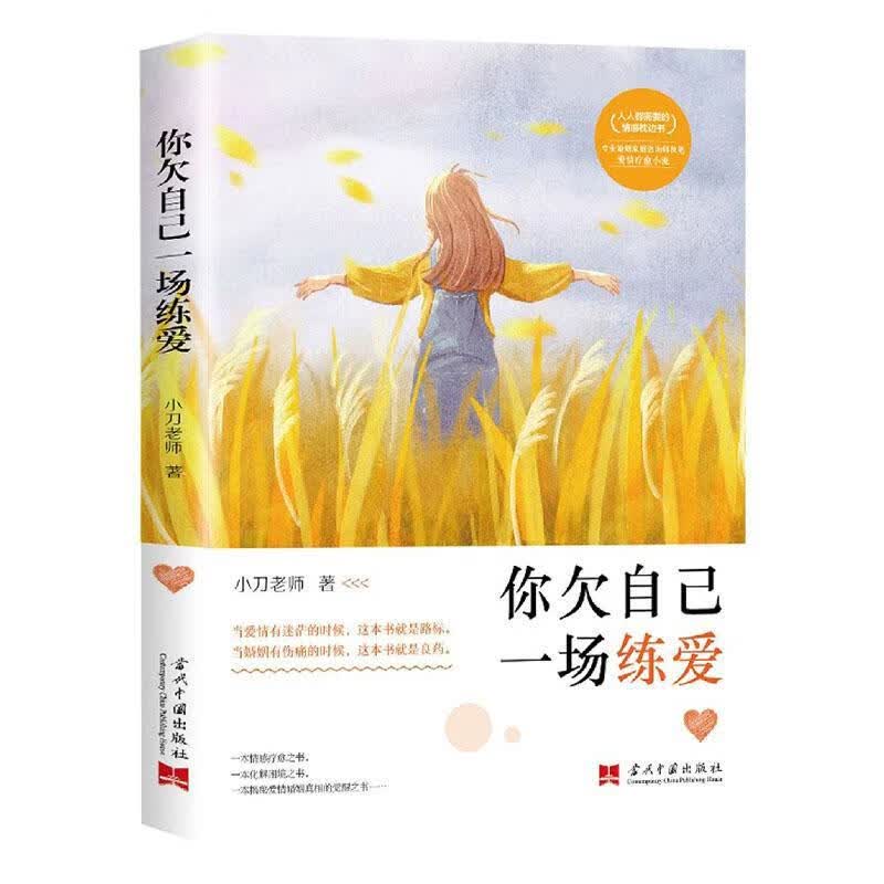 你欠自己一场练爱小刀老师婚恋与两性9787515410326 长篇小说中国当代普通大众