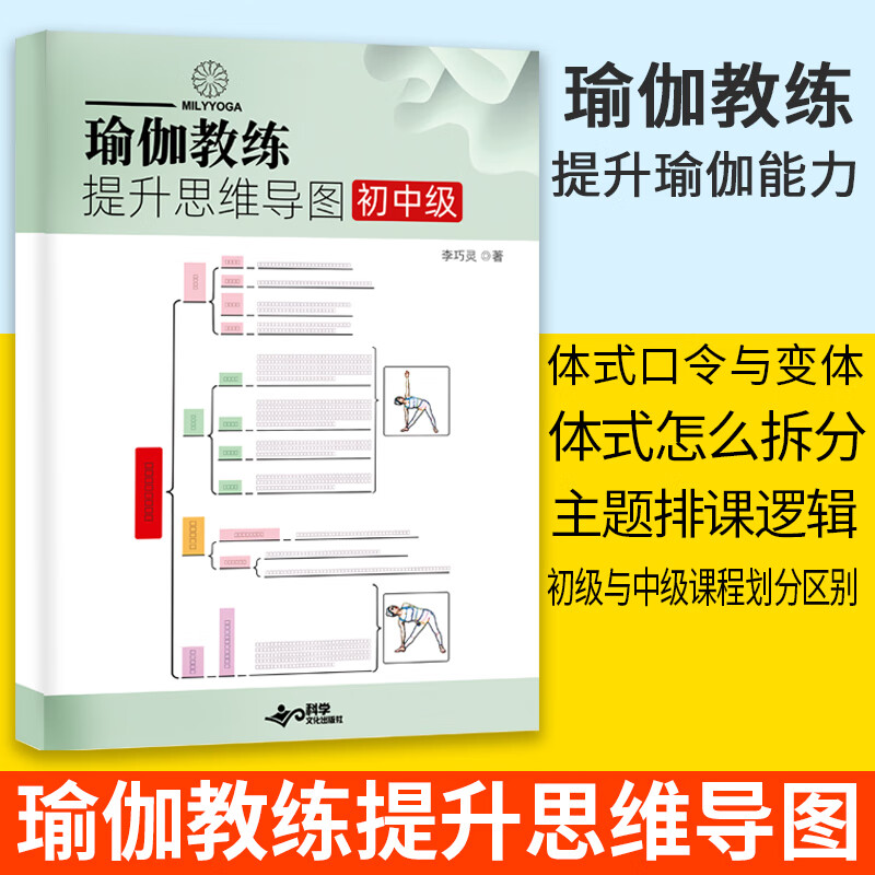 瑜伽教练提升思维导图初中级口令变体式拆分常见问题排课书籍教材