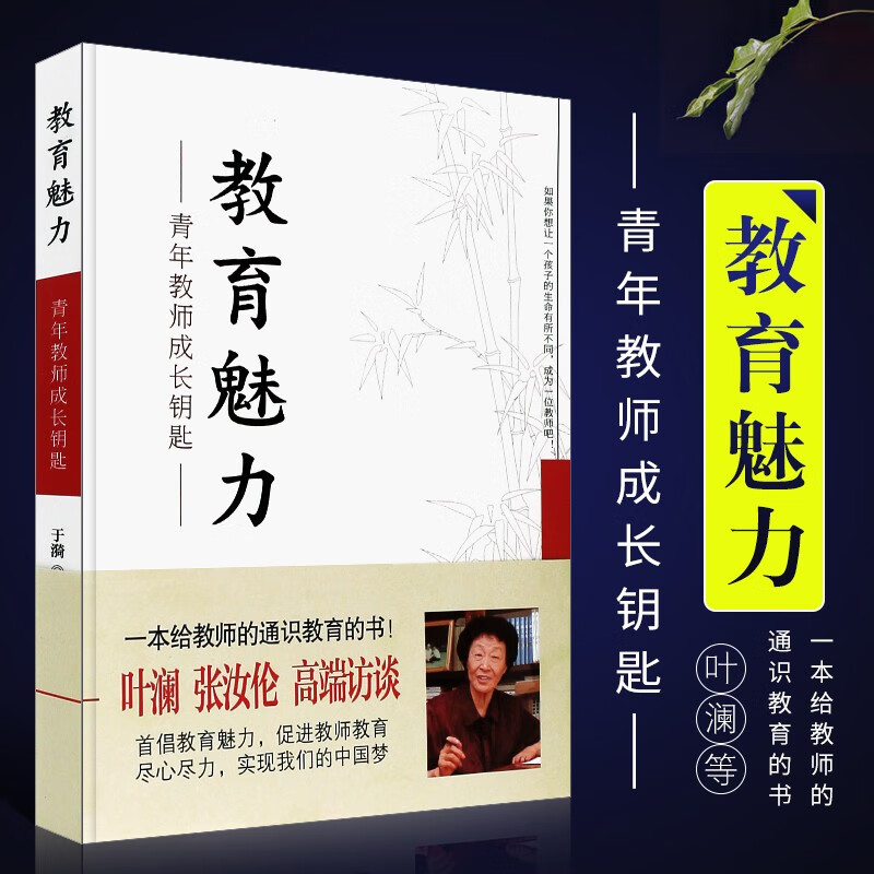 教育魅力 青年教师成长钥匙 青年教师队伍建设师德教育用书 教师素养培训与学生的沟通技巧 华东师范社 于漪著 家长家庭教育书