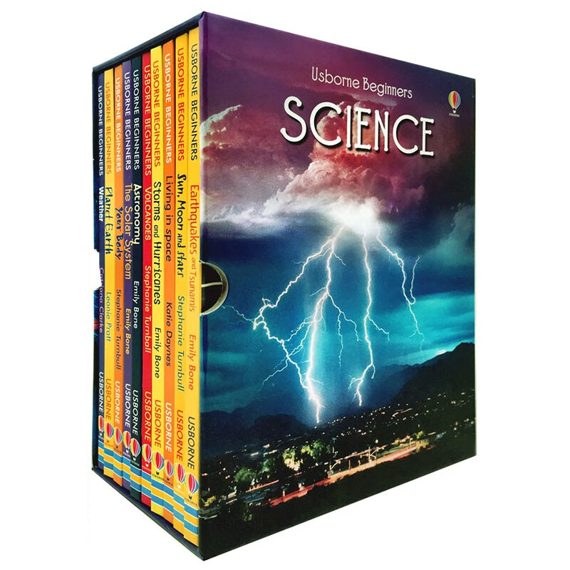 初探科学 Usborne Beginners Science 10册礼盒套装 英文原版初学者科普系列 物理绘本 尤斯伯恩少儿知识百科启蒙 . 梦想童趣城