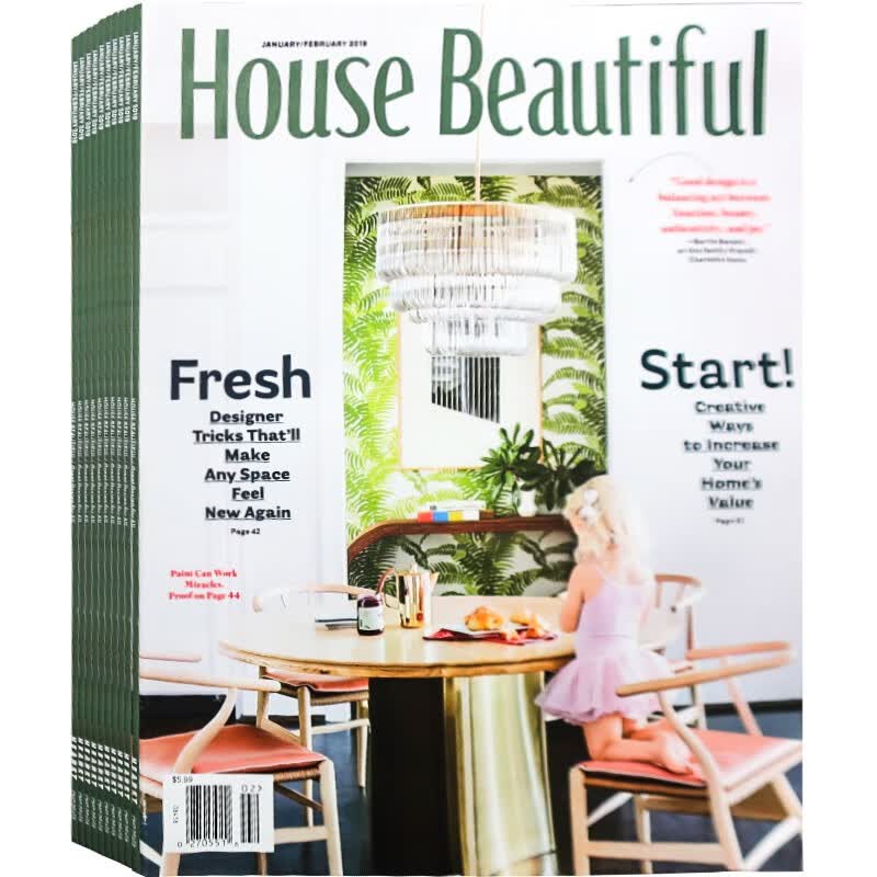 美国HOUSE BEAUTIFUL杂志 订购2023年6期 E120 住宅别墅 家居室内空间装饰设计杂志