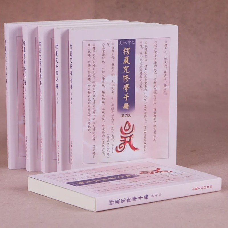 楞严咒修学手册口袋注音版64K口袋本新版宣化上人讲佛教经书 64K【楞严咒修学手册】