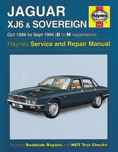 Jaguar XJ6 & Sovereign (Oct 86 - Sept 94) Haynes Repair Manual