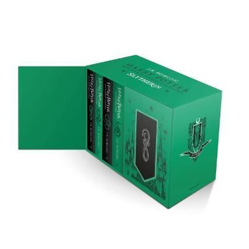 哈利波特英文原版 哈利波特1-7册套装 斯莱特林学院精装版 Harry Potter Slytherin House Editions Hardback Box Set 上海外文
