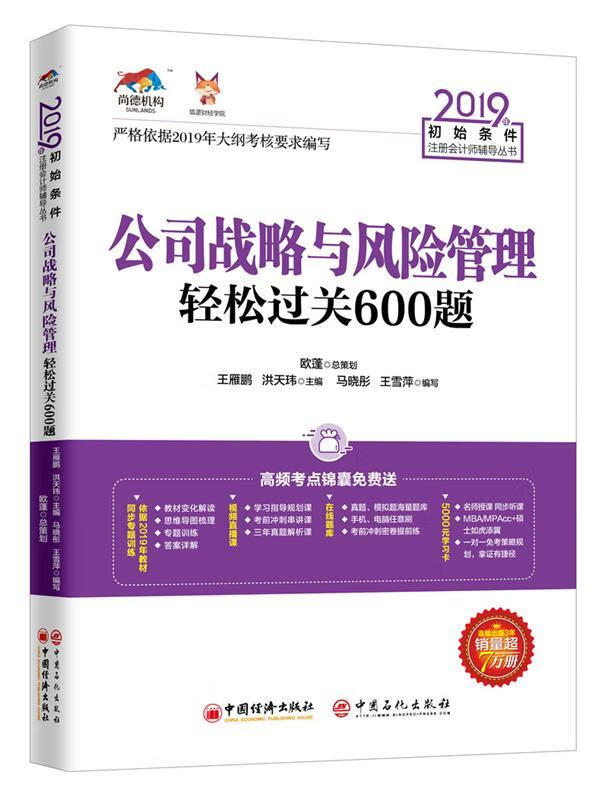公司战略与风险管理轻松过关600题 王雁鹏,洪天玮 中国经济出版社