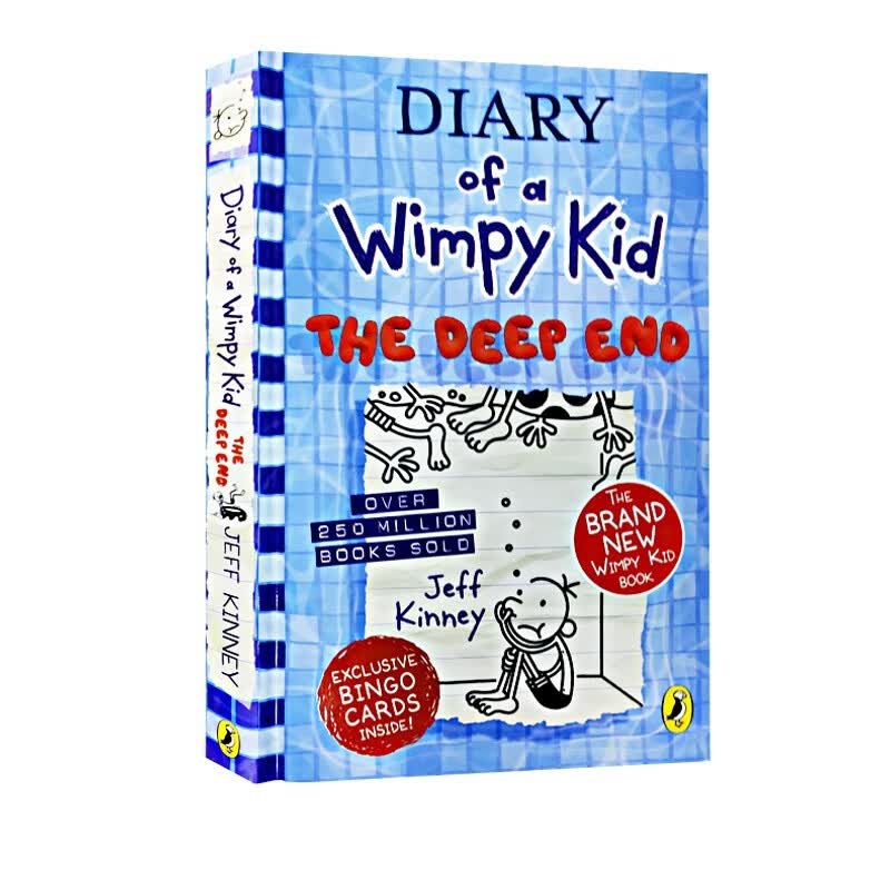 小屁孩日记#15 Diary of a Wimpy Kid Kid The Deep End 精装 小鬼日记 英文原版儿童幽默小说 小学生成长阅读 Jeff Kinney . 童趣城
