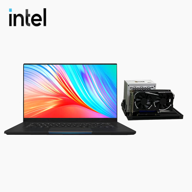 英特尔Intel NUC M15雷电4模块化Evo轻薄笔记本电脑i7-1165G7 16G 512G Win11+外接雷电显卡扩展坞支持 ...