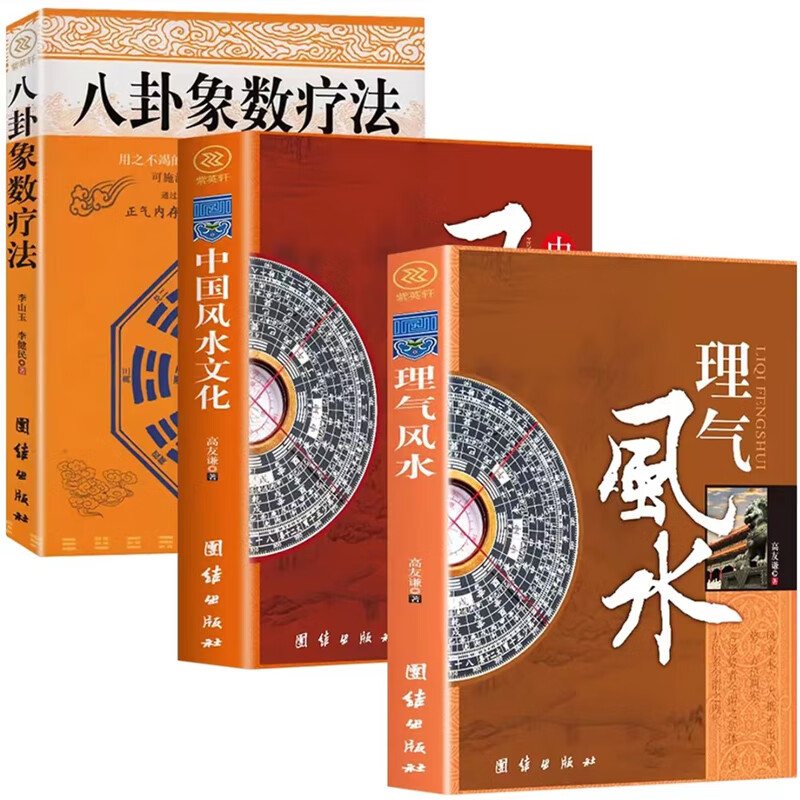 家居风水大全风水入门家居风水文化宜忌大全 3本：风水文化+理气风水+八卦象数