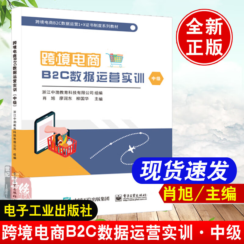 书籍 跨境电商B2C数据运营实训（中级）浙江中渤教育科技有限公司跨境电商B2C数据运营职业技能等级证书中级院校学生