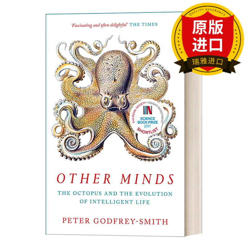 英文原版 Other Minds 其他思维 章鱼和智力生命的进化 彼得·戈弗雷-史密斯 英文版 进口英语原版书籍
