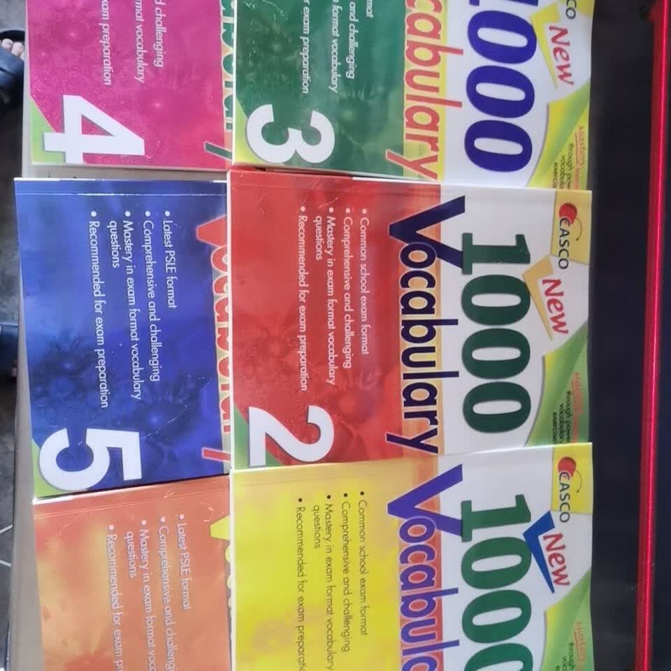 New 1000 vocabulary 1-6册