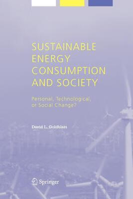 Sustainable Energy Consumption and Society: Pers