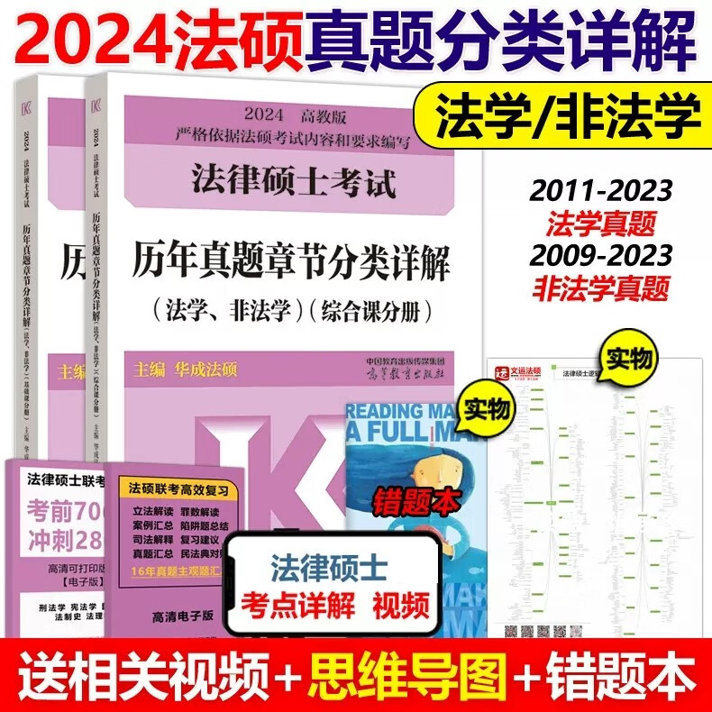多品可选】2024法律硕士 法学非法学法硕基础配套练习刑法分则深度解读真题章节解析考试分析2024考研法条分析题论述题习题题库 2024法硕真题章节详解【8月发货】