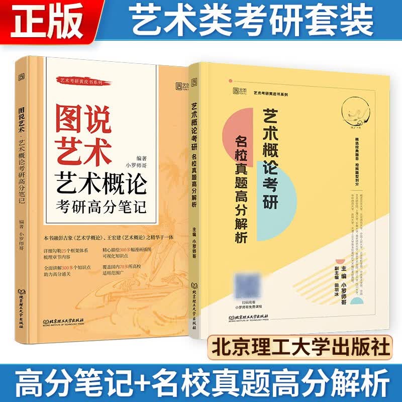 【单本包邮】2024考研 图说艺术艺术概论考研高分笔记+真题解析 小罗师哥可搭彭吉象 王宏建艺术概论