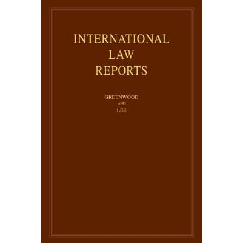 International Law Reports: Volume 177