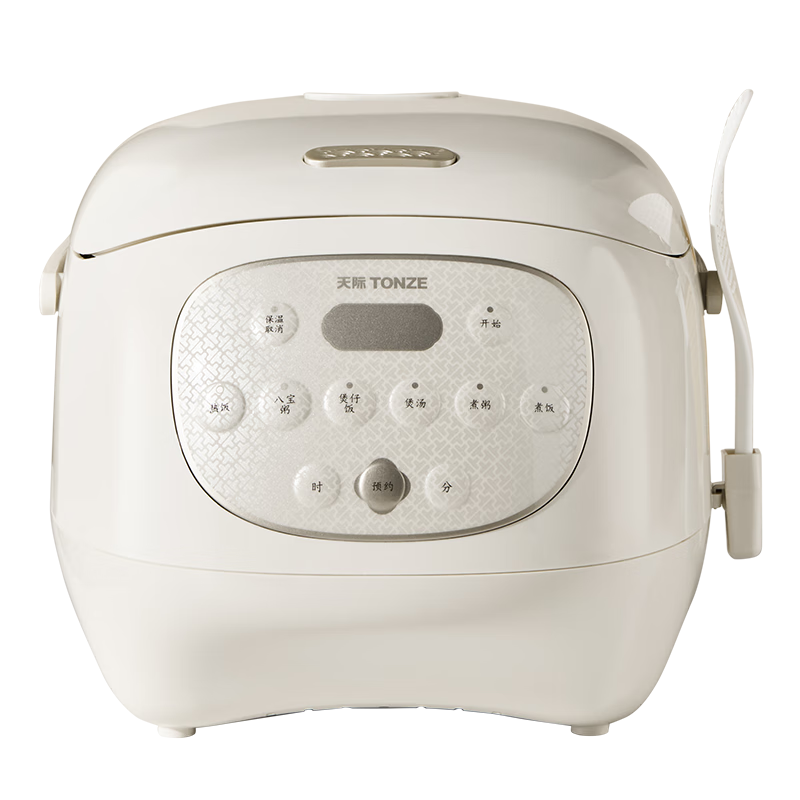 天际（TONZE） 全瓷胆 悬浮加热 煮饭煮粥柴火饭 多功能家用智能电饭锅电饭煲 【陶瓷内胆】2L/升级款_电饭煲_什么值得买