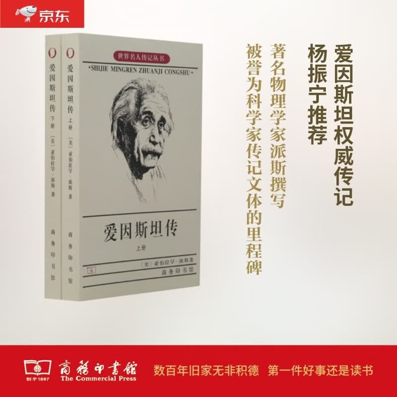 世界名人传记丛书：爱因斯坦传（套装上下册）