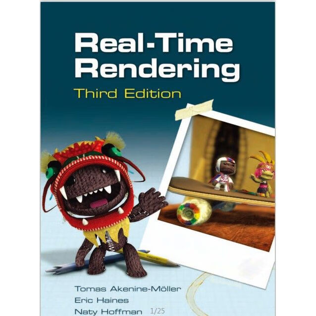 纸质Real-Time Rendering.3rd实体书
