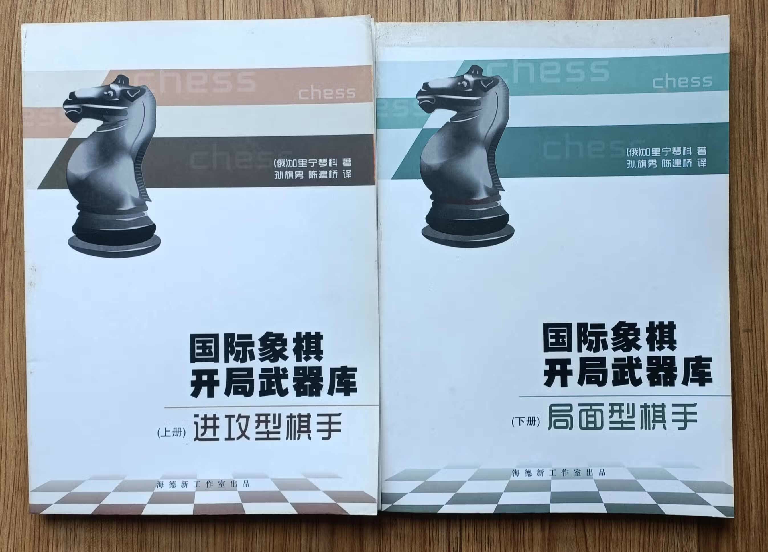 原装绝版国际象棋开局武器库上下册局面型进攻型棋手高于定价出售