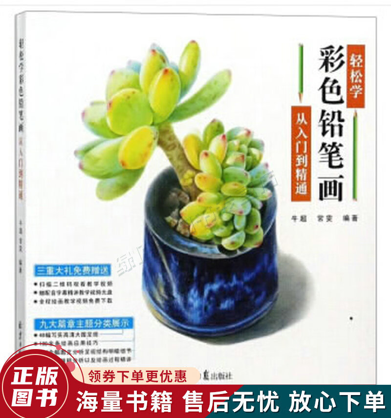 轻松学彩色铅笔画：从入门到精通