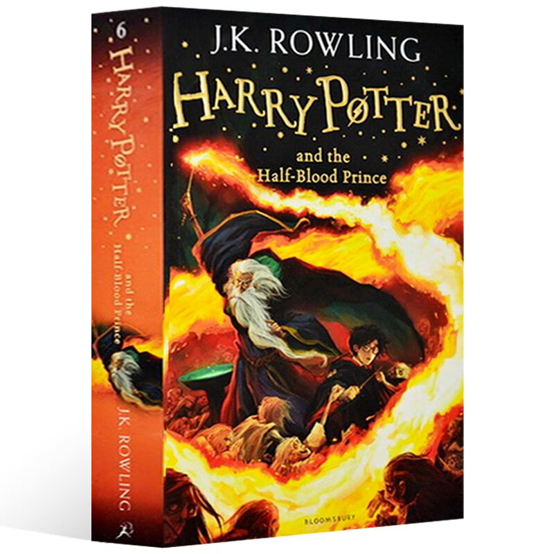 【送音频】哈利波特 英文原版 Harry Potter JK罗琳小说 英文版 儿童奇幻小说 哈利波特6与混血王子