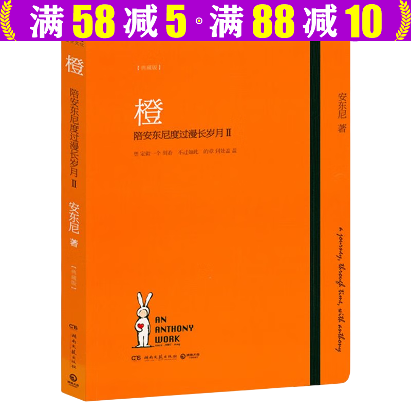 【包邮】安东尼红橙黄绿系列作品 青春励志情感都市现当代文学旅游散文随笔书籍 橙 陪安东尼度过漫长岁月2