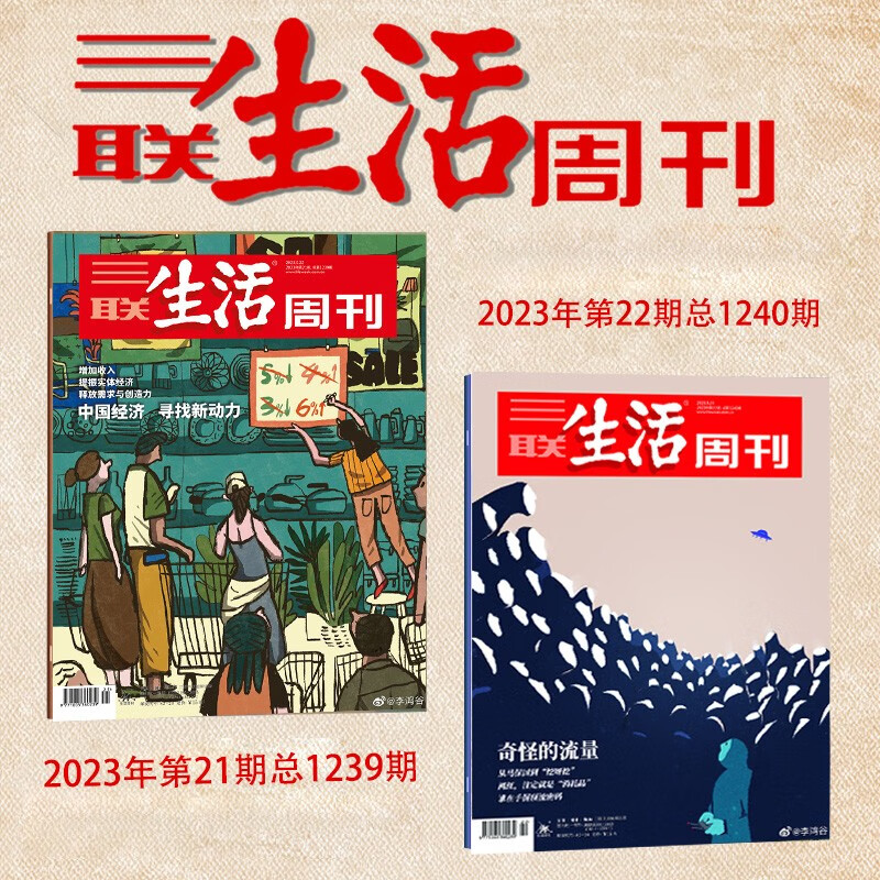 【4本装】三联生活周刊杂志2023年8/7/5/6/月32/31/30/29/28/27/26/25/24/23/22/21/20/19期 【2本装】三联2023年21+22期