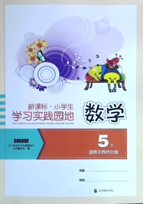 司华2021小学生《 五年级》下册 学习实践园地数学 5下适用于西师大版