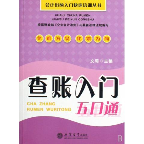 查账入门五日通 文莉 编