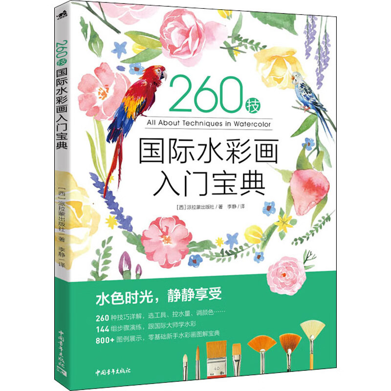 260技 国际水彩画入门宝典