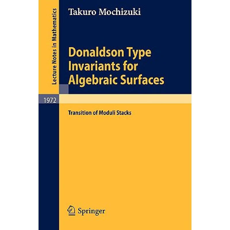 Donaldson Type Invariants for Algebraic Surf...