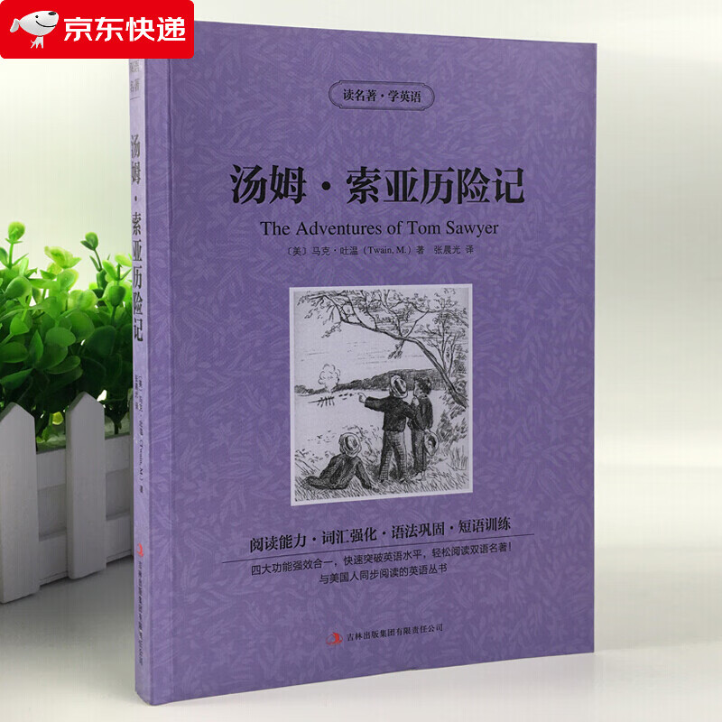 读名著学英语系列 汤姆索亚历险记（美）马克吐温  书籍 英汉互译 双语阅读 中英对照