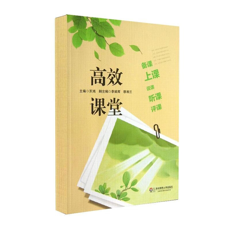 正规高效课堂:备课.上课.说课.听课.评课 (教育类)-大夏书系 教师用书