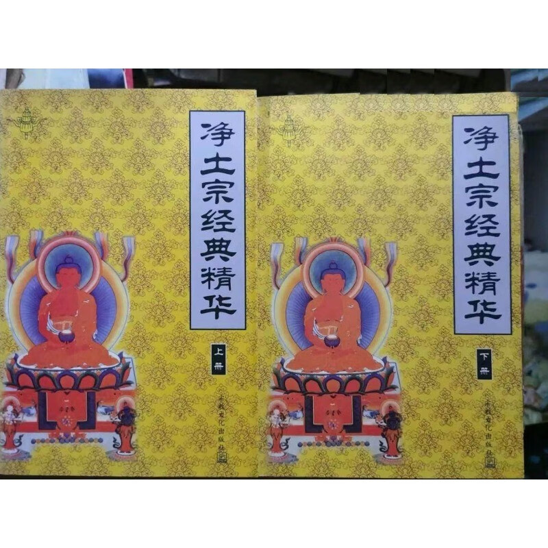 原版旧书8品 净土宗经典精华（上下册）两册合售32开本 售32开本